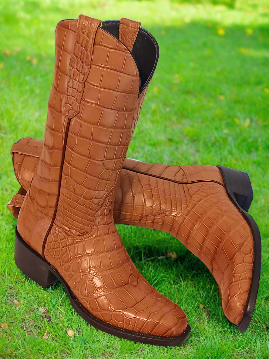Cognac Alligator – Friedson Bros. Fine Boots