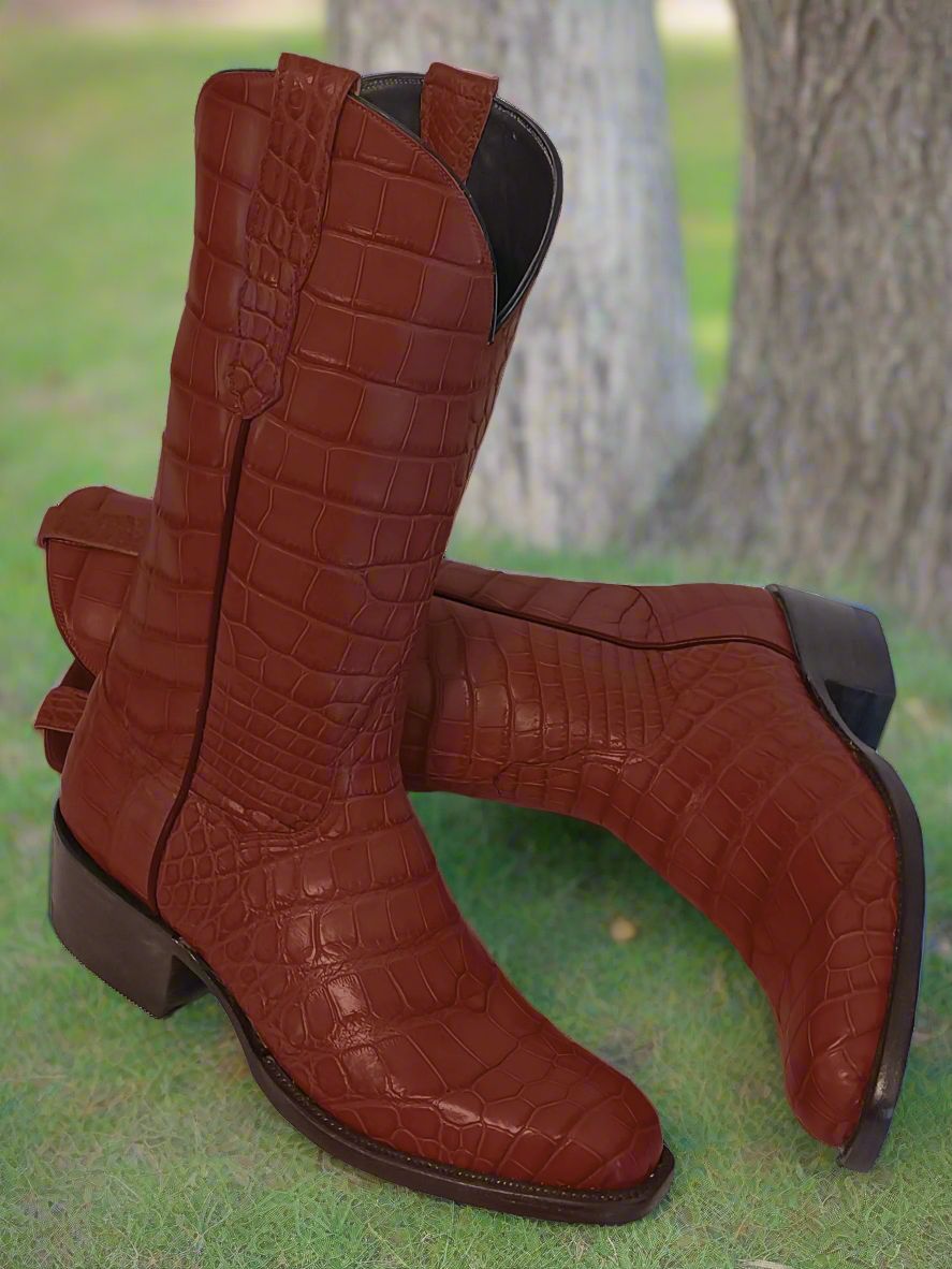 Nicotine Alligator – Friedson Bros. Fine Boots